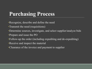 Lec 2- Purchasing Management.pptx | Mergers and Acquisitions | Business ...