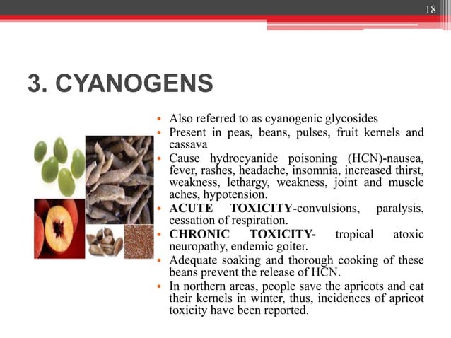 Toxicity from naturally occurring toxins in plant foods | PPTX