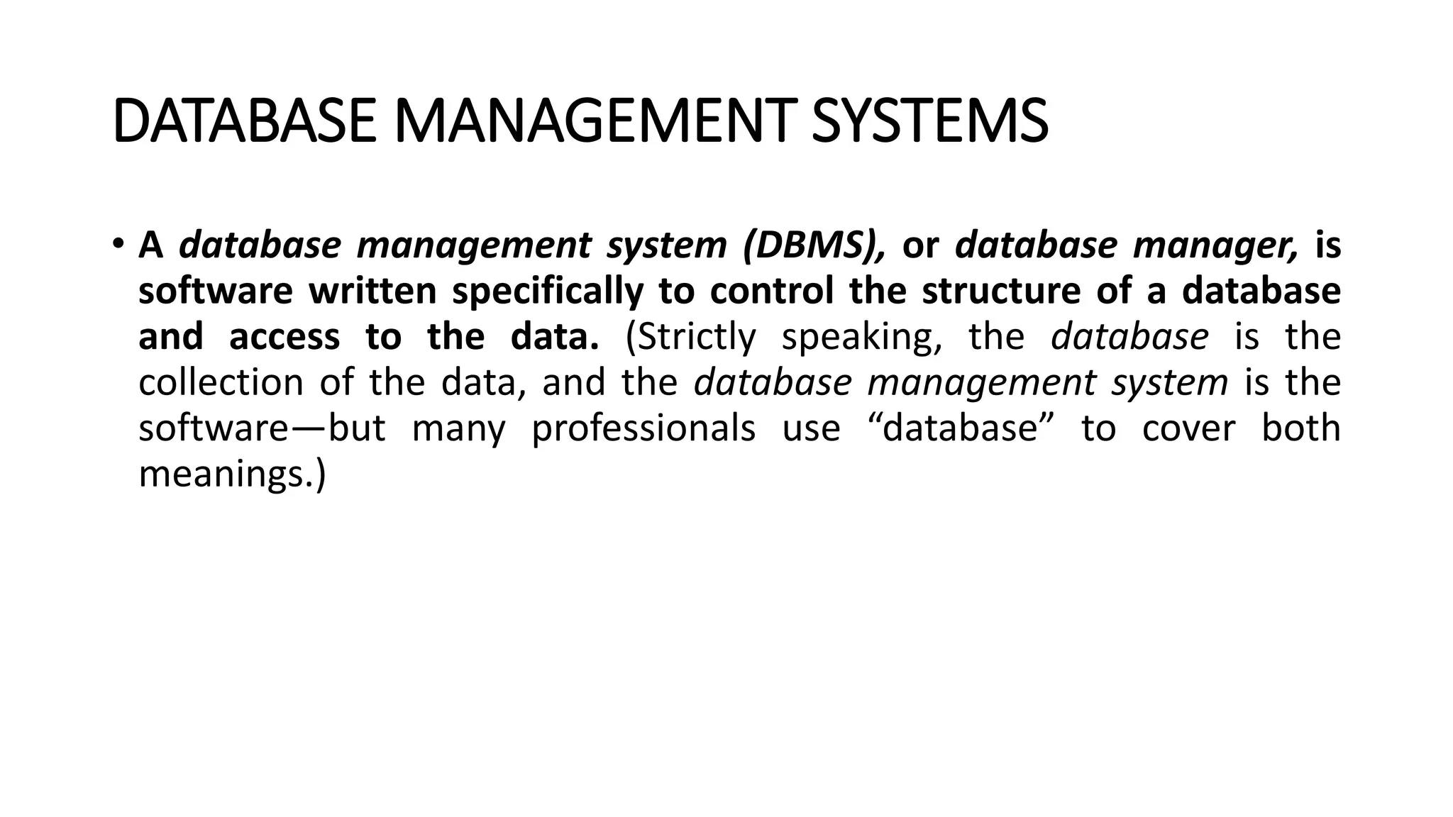 Lec20pptx Introduction To Data Bases And Information Systems Pptx Databases Computer
