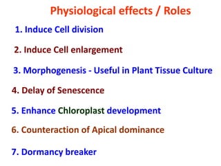 Nutrients and functions cytokinin,ethylene & abscisic acid | PPTX