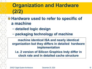 Fundamentals of Computer Architecture lecture notes | PPT