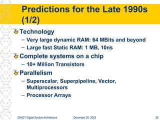 Fundamentals of Computer Architecture lecture notes | PPT