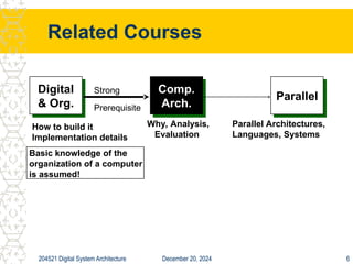 Fundamentals of Computer Architecture lecture notes | PPT