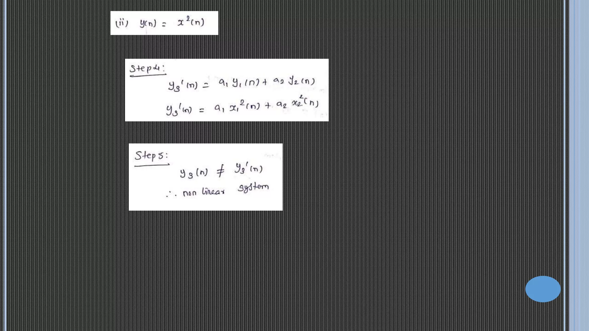 Linear & Non-Linear Systems |Solved problems| | PPT Linear & Non-Linear Systems |Solved problems| | PPT