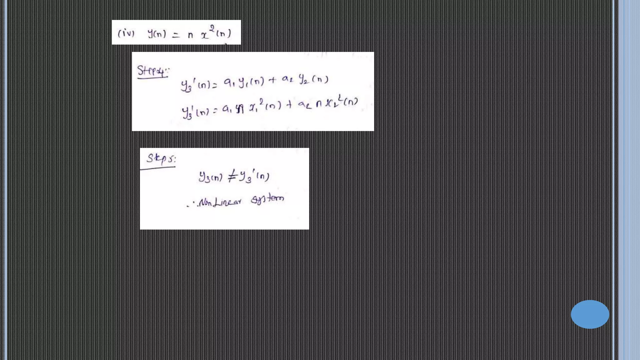 Linear & Non-Linear Systems |Solved problems| | PPT Linear & Non-Linear Systems |Solved problems| | PPT