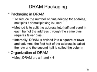 Static and Dynamic Read/Write memories | PPT