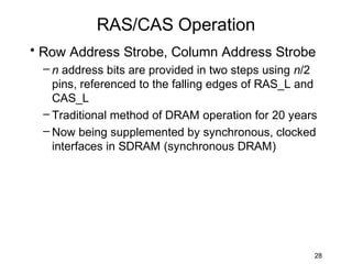 Static and Dynamic Read/Write memories | PPT