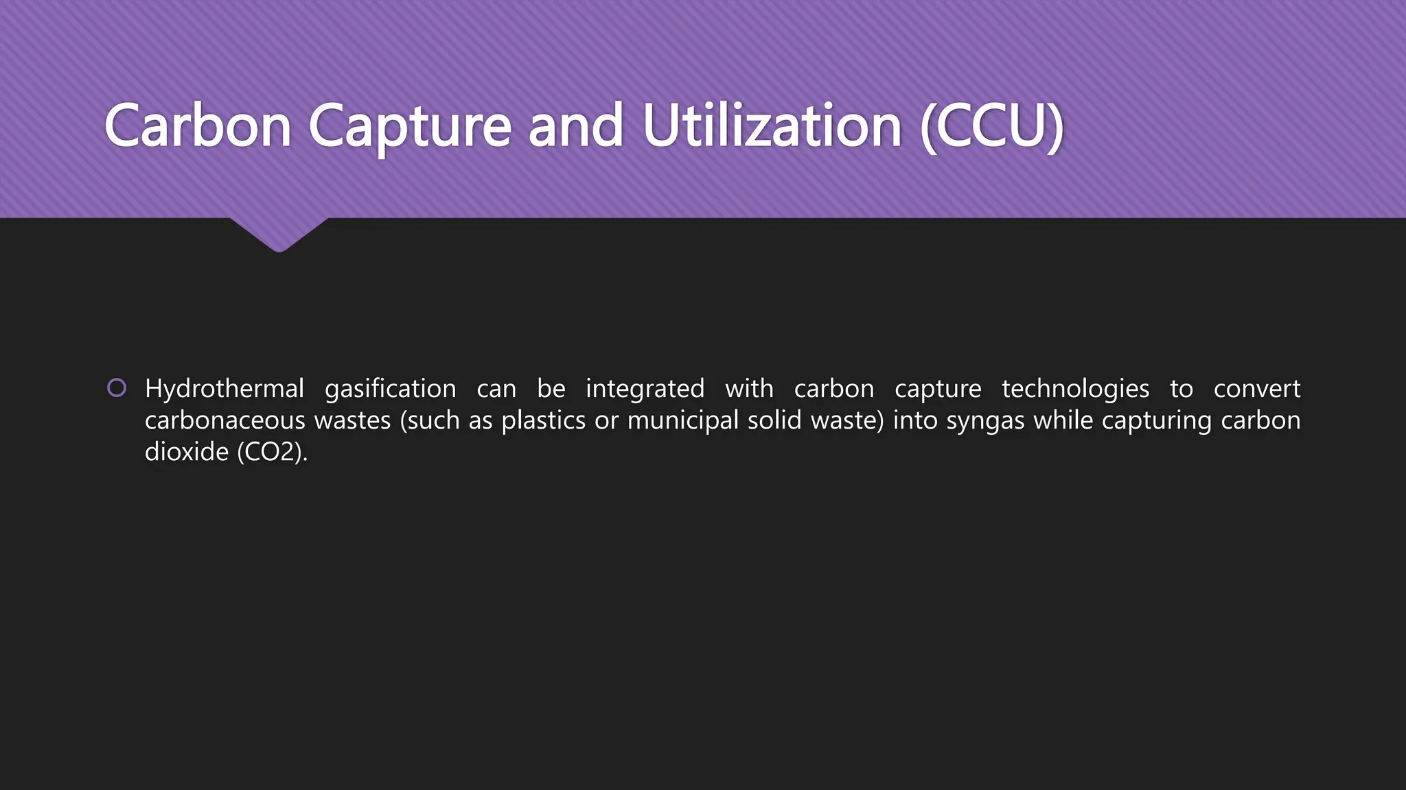 Hydrothermal gasification (HTG) - Overview | PPTX