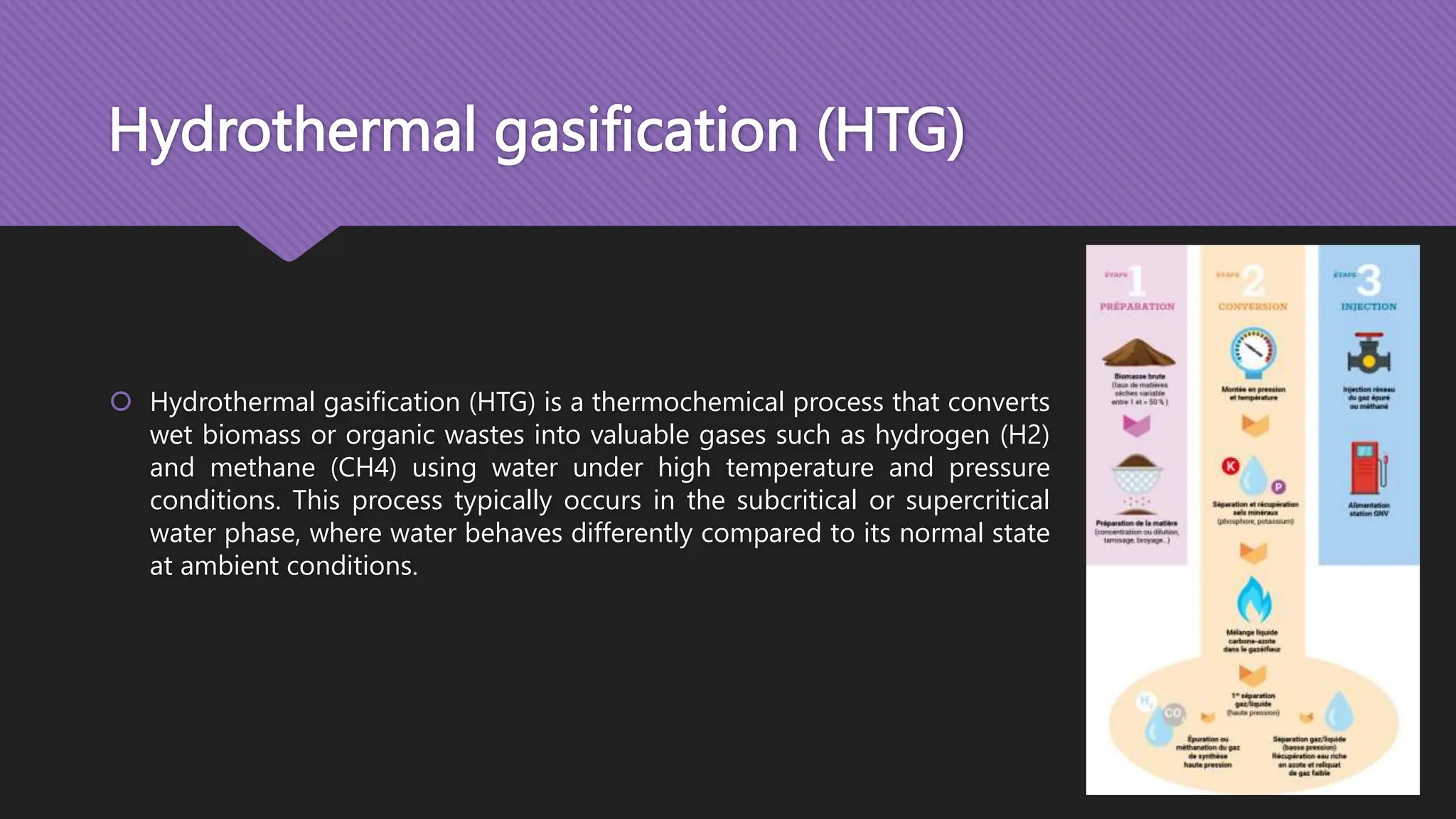 Hydrothermal gasification (HTG) - Overview | PPTX