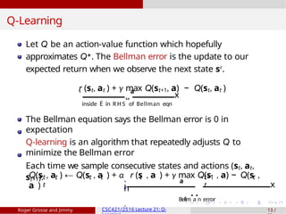 Lecture 21 ppt Q learning................ | PPTX