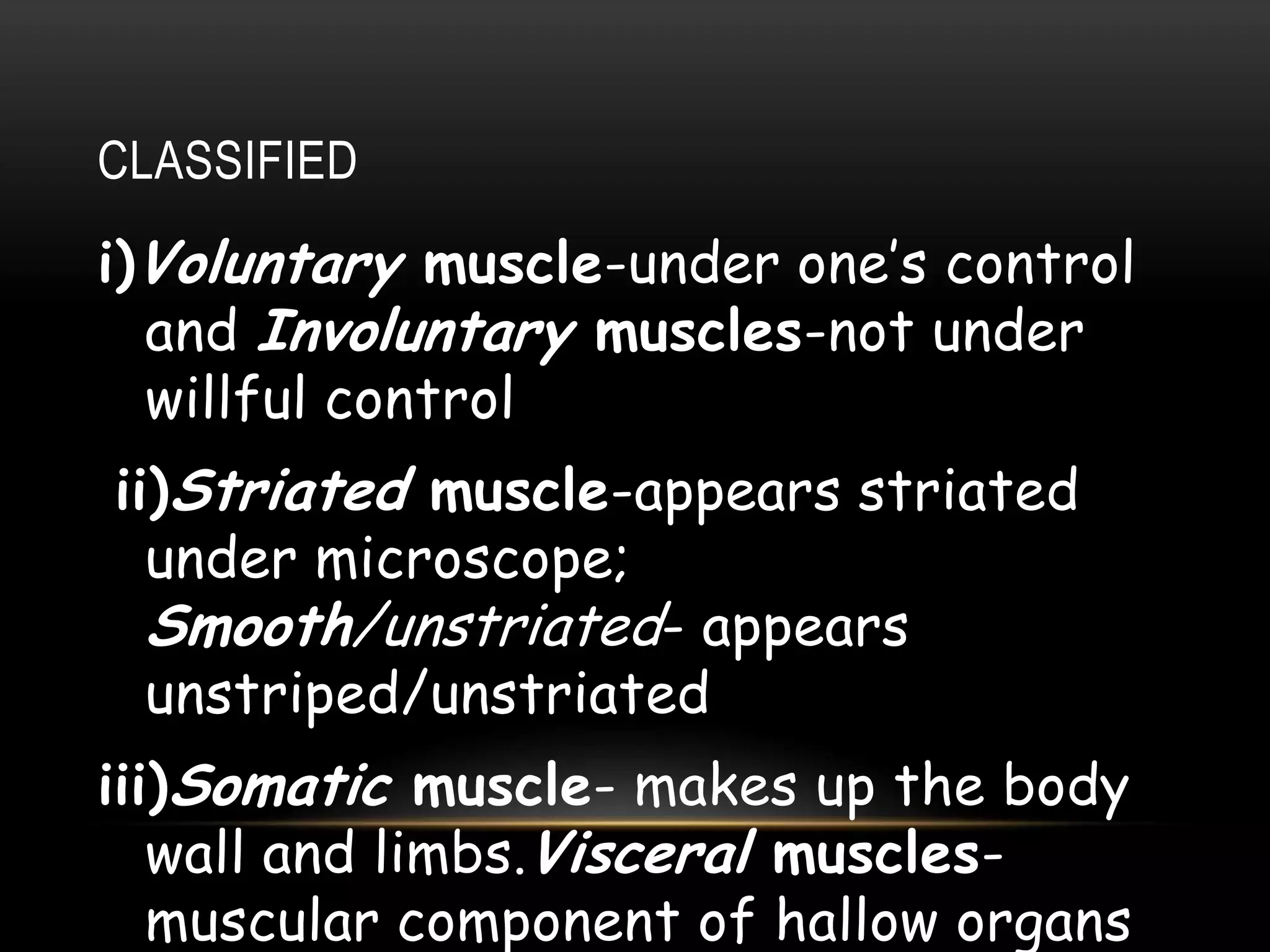 Introduction to Anatomy (Muscular System) | PPTX