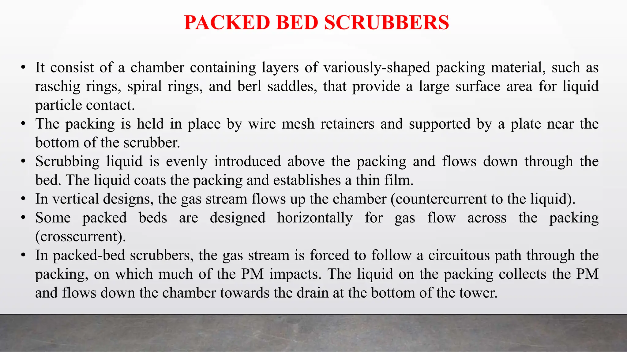 Gas cleaning system - Types of Scrubbers | PPT