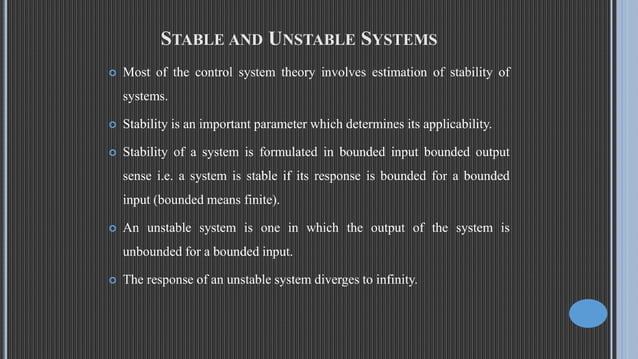 Stable & Unstable Systems |Solved problems| | PPTX | Technology & Computing