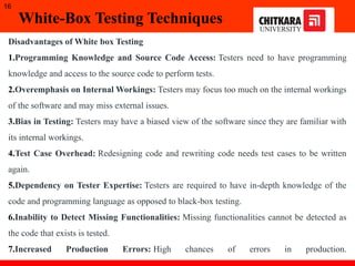 oose ppt white box testing and black box | PPT