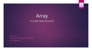 Array Data Structures | Ppt | Free Download