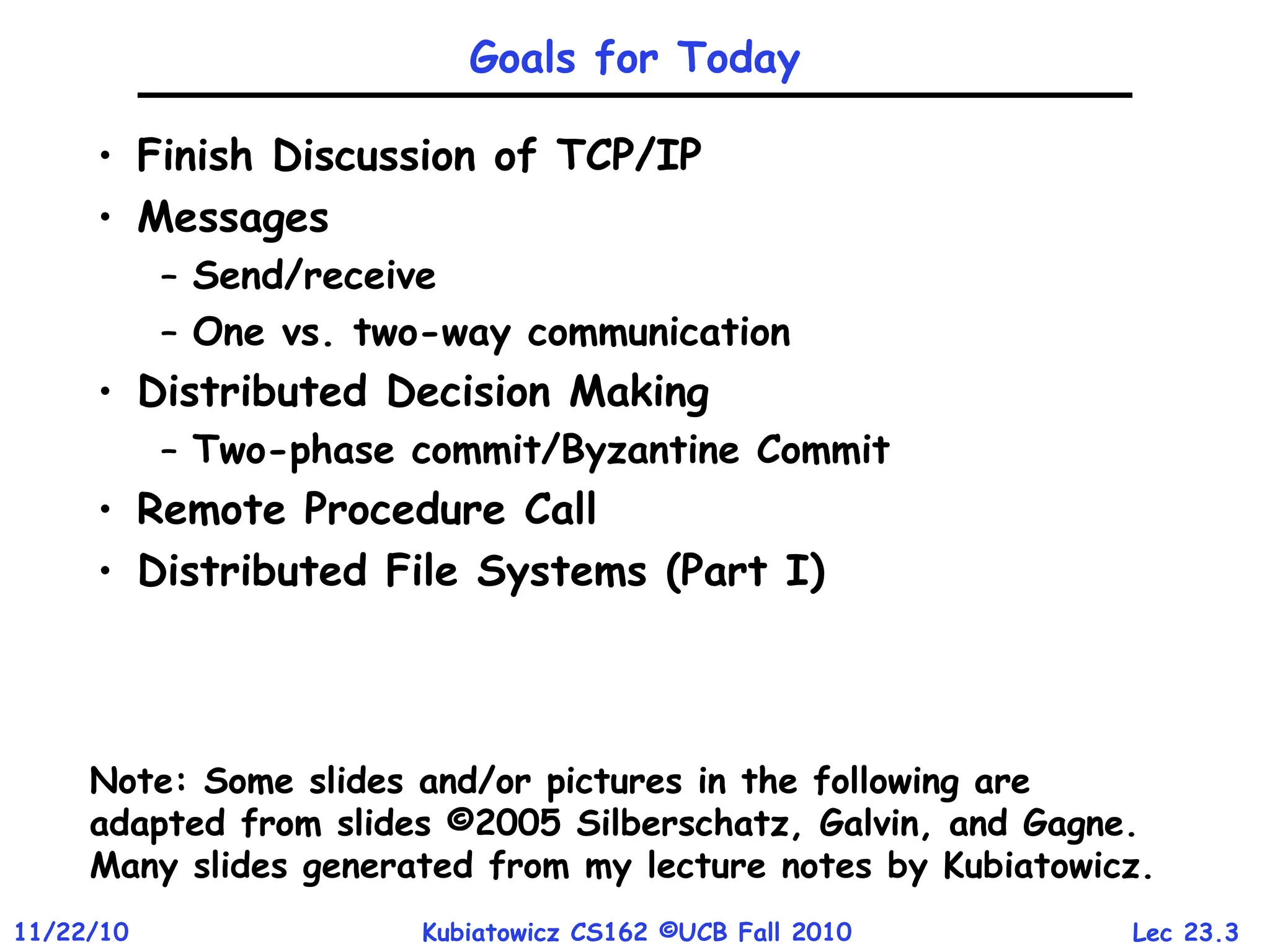 lec23-rpc.ppt lecture about RPC Remote Procedure Call | PPT