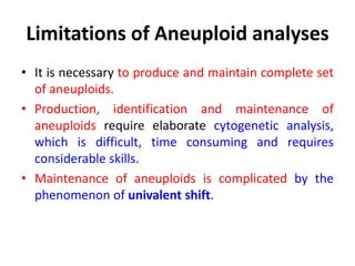 Aneuploid mapping of chromosomes explained | PPT