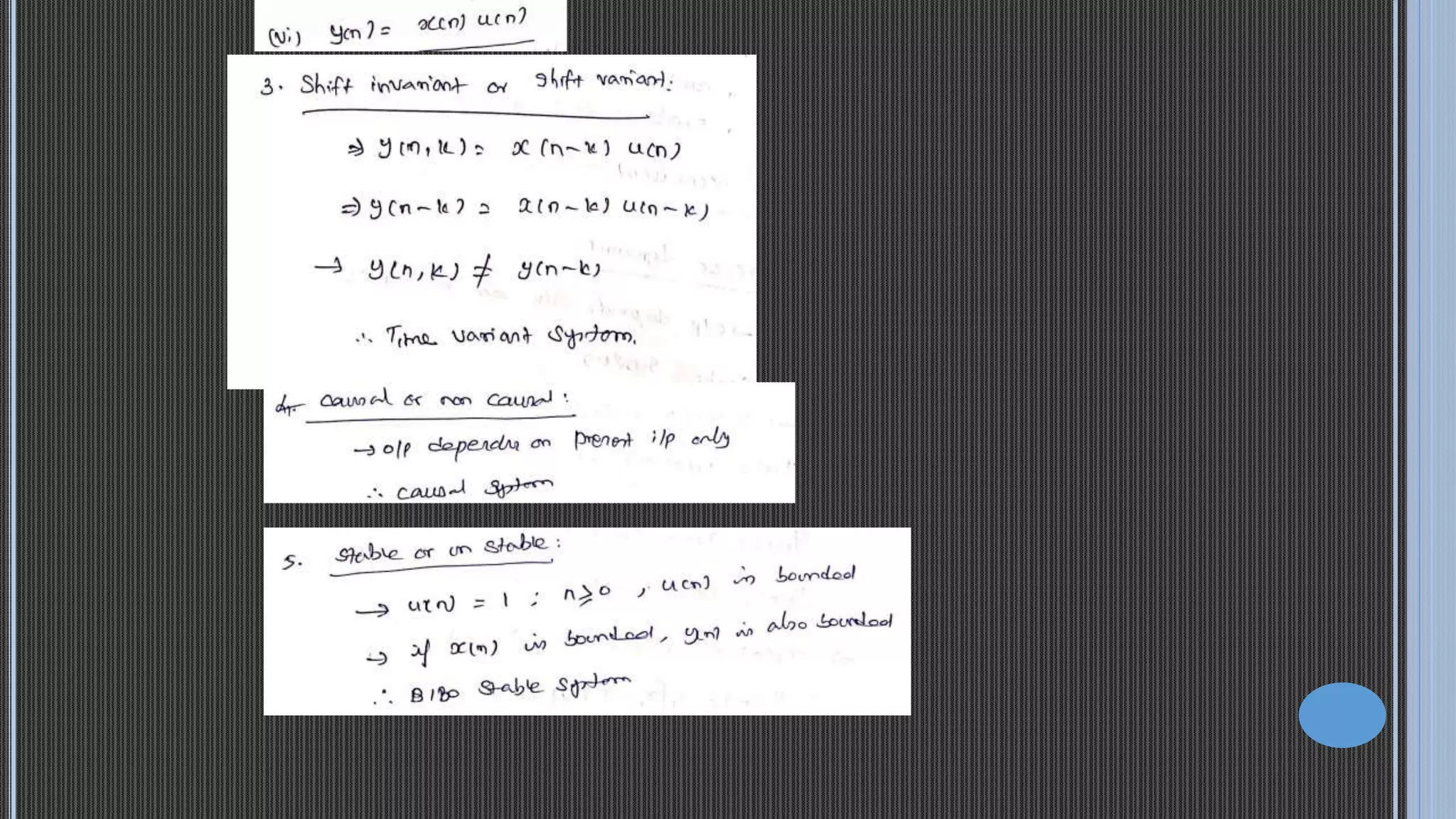 Classification of Systems - Additional Solved Problems | PPTX