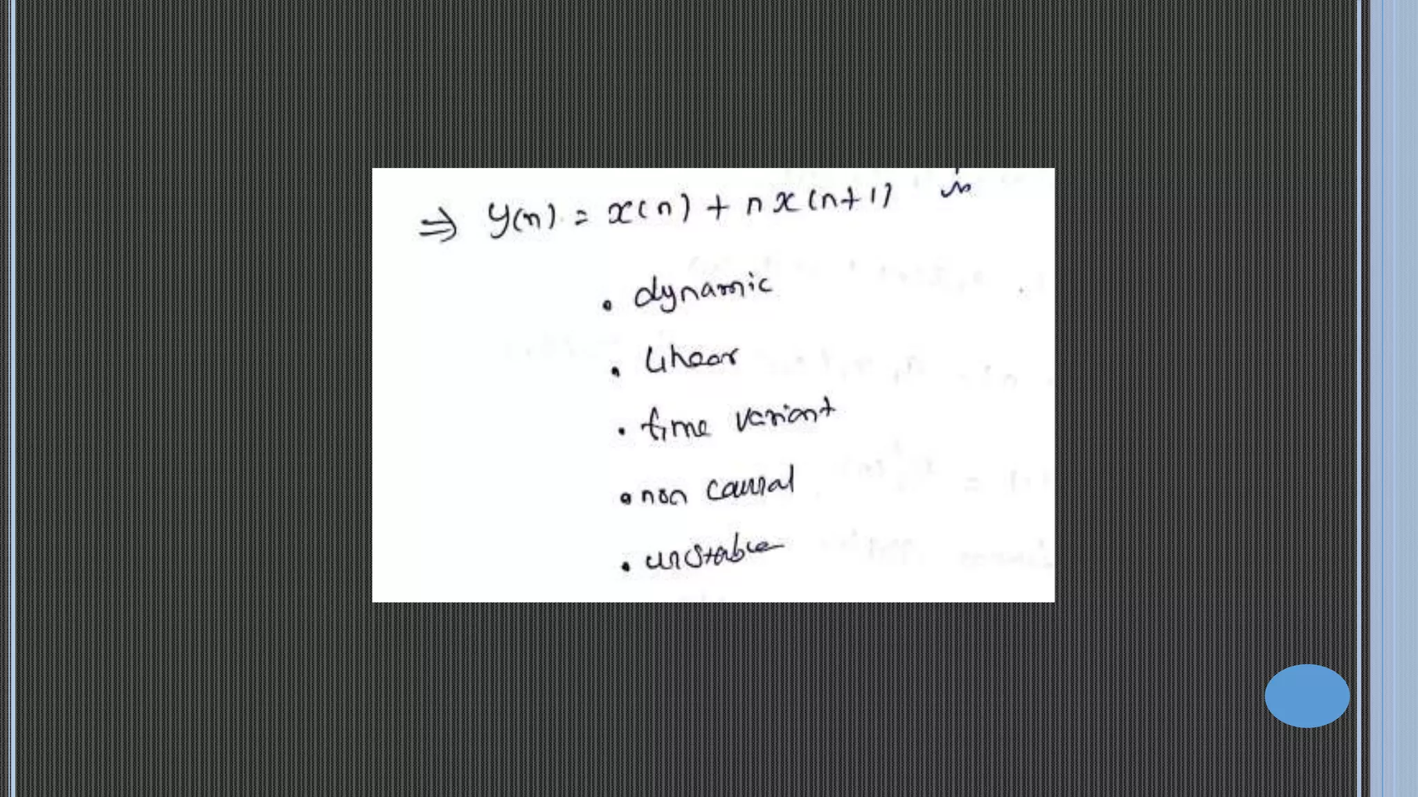 Classification of Systems - Additional Solved Problems | PPTX