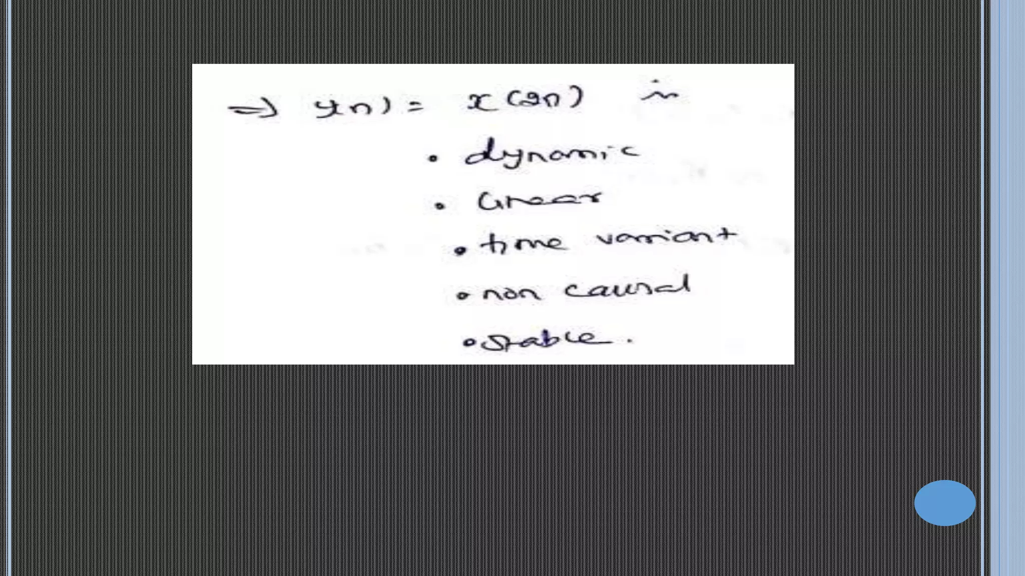 Classification of Systems - Additional Solved Problems | PPTX