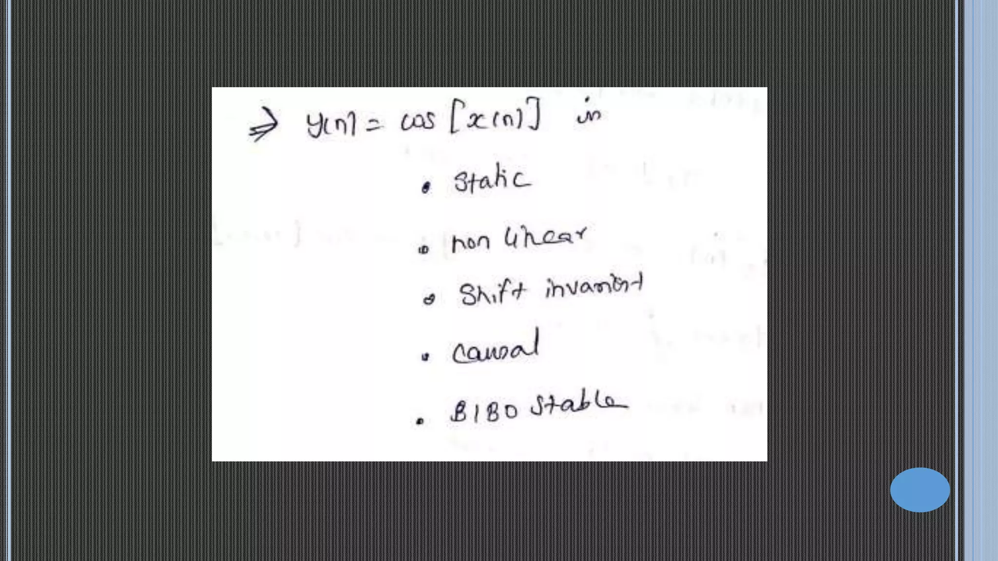 Classification of Systems - Additional Solved Problems | PPTX