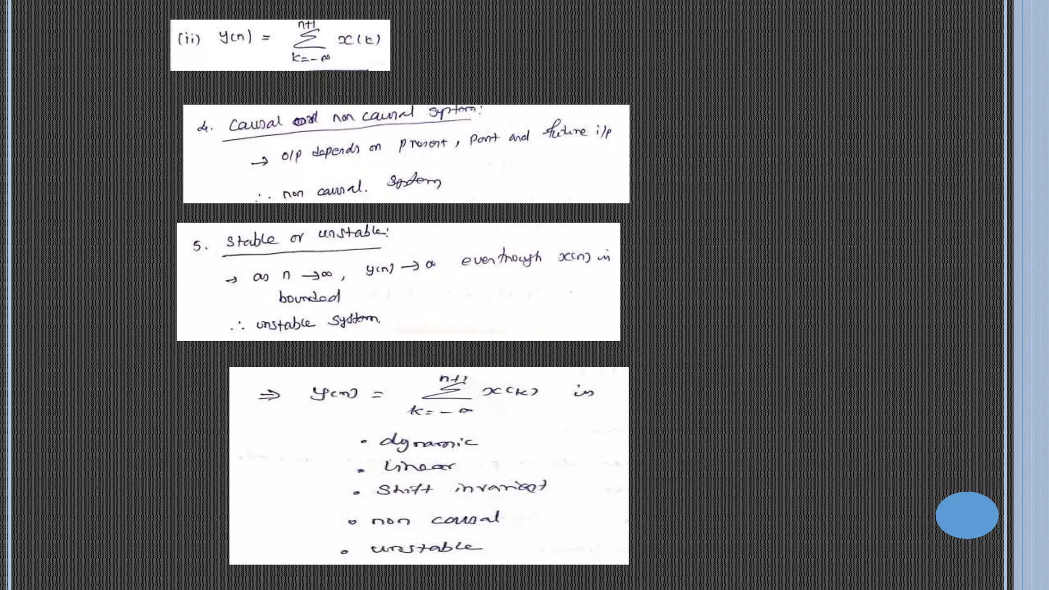 Classification of Systems - Additional Solved Problems | PPTX