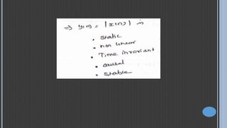 Classification of Systems - Additional Solved Problems | PPTX