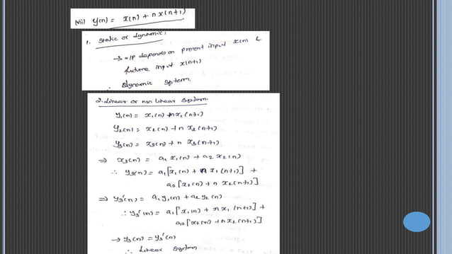Classification of Systems - Additional Solved Problems | PPTX | Technology & Computing