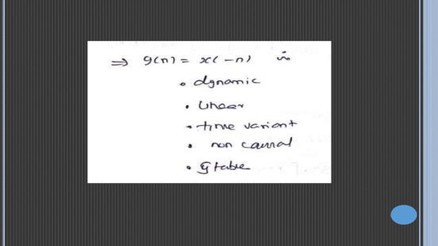 Classification of Systems - Additional Solved Problems | PPTX | Technology & Computing