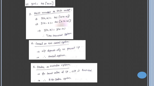 Classification of Systems - Additional Solved Problems | PPTX | Technology & Computing