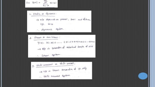 Classification of Systems - Additional Solved Problems | PPTX