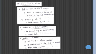 Classification of Systems - Additional Solved Problems | PPTX