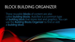 managing content objects | PPT