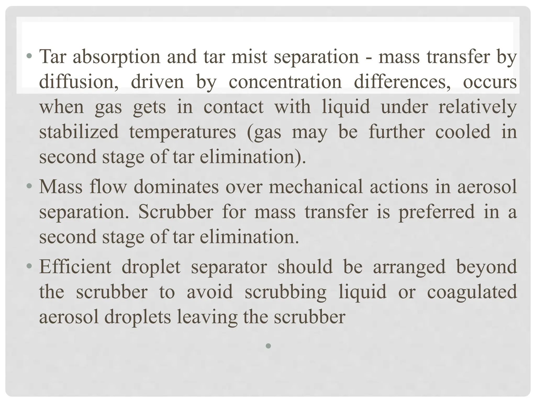 Secondary tar cleaning systems and technologies | PPTX