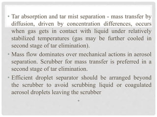 Secondary tar cleaning systems and technologies | PPTX