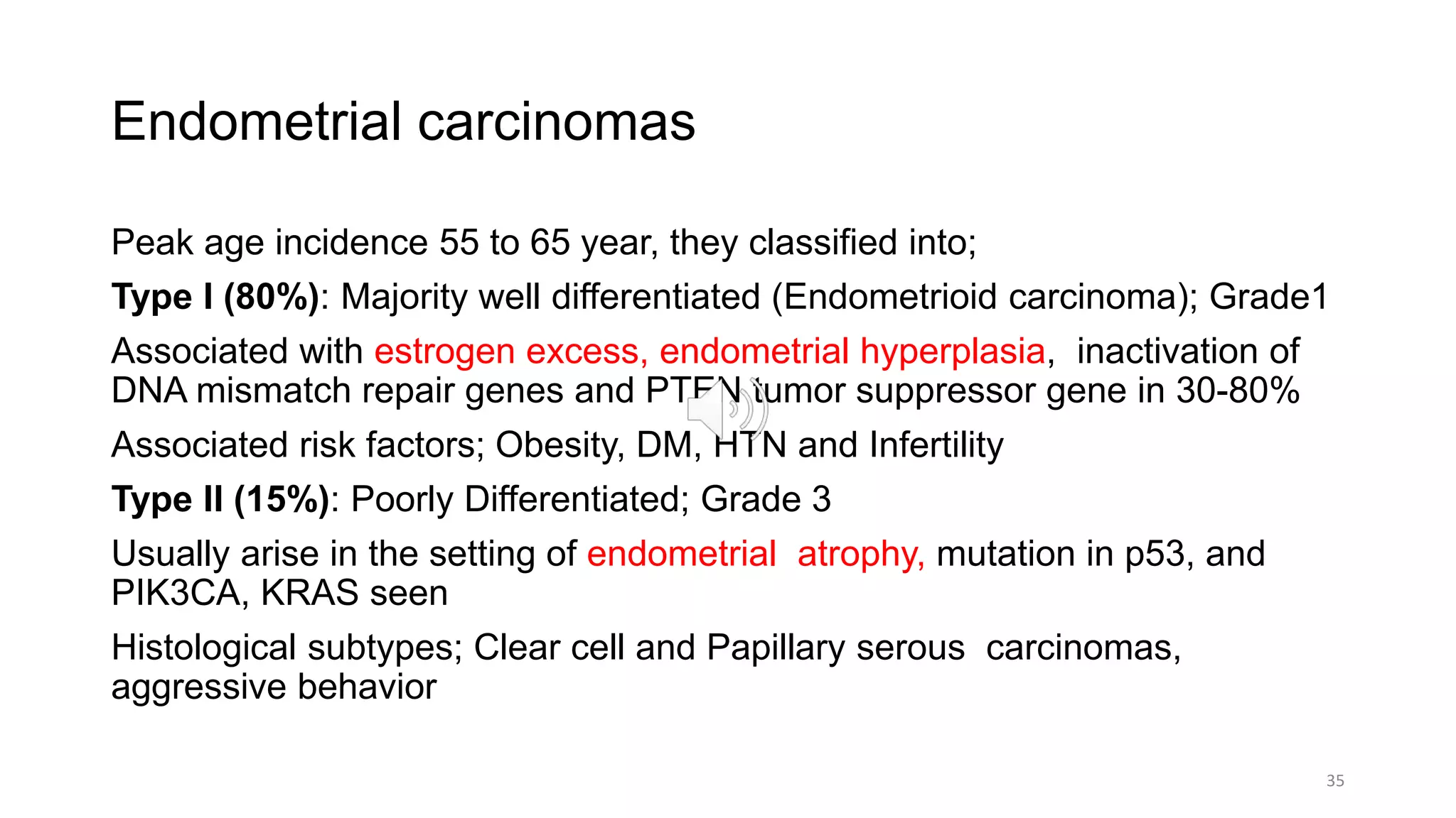 Lec 24 24 female reproductive system pathology | PPTX