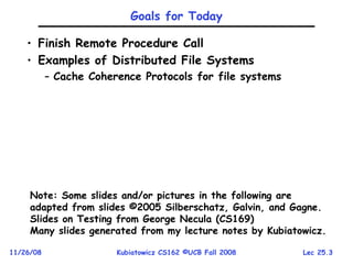 Distributed computing file system in operating system | PPT