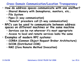 Distributed computing file system in operating system | PPT