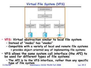 Distributed computing file system in operating system | PPT