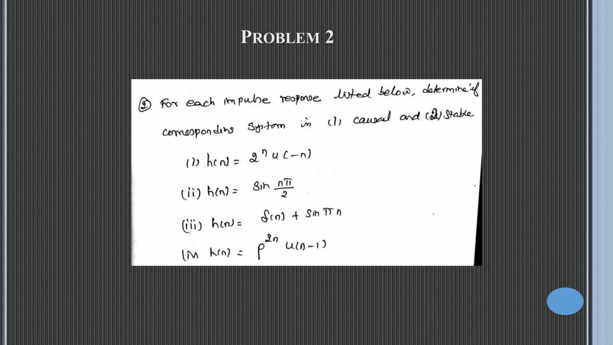 LTI system causality and stability | PPTX