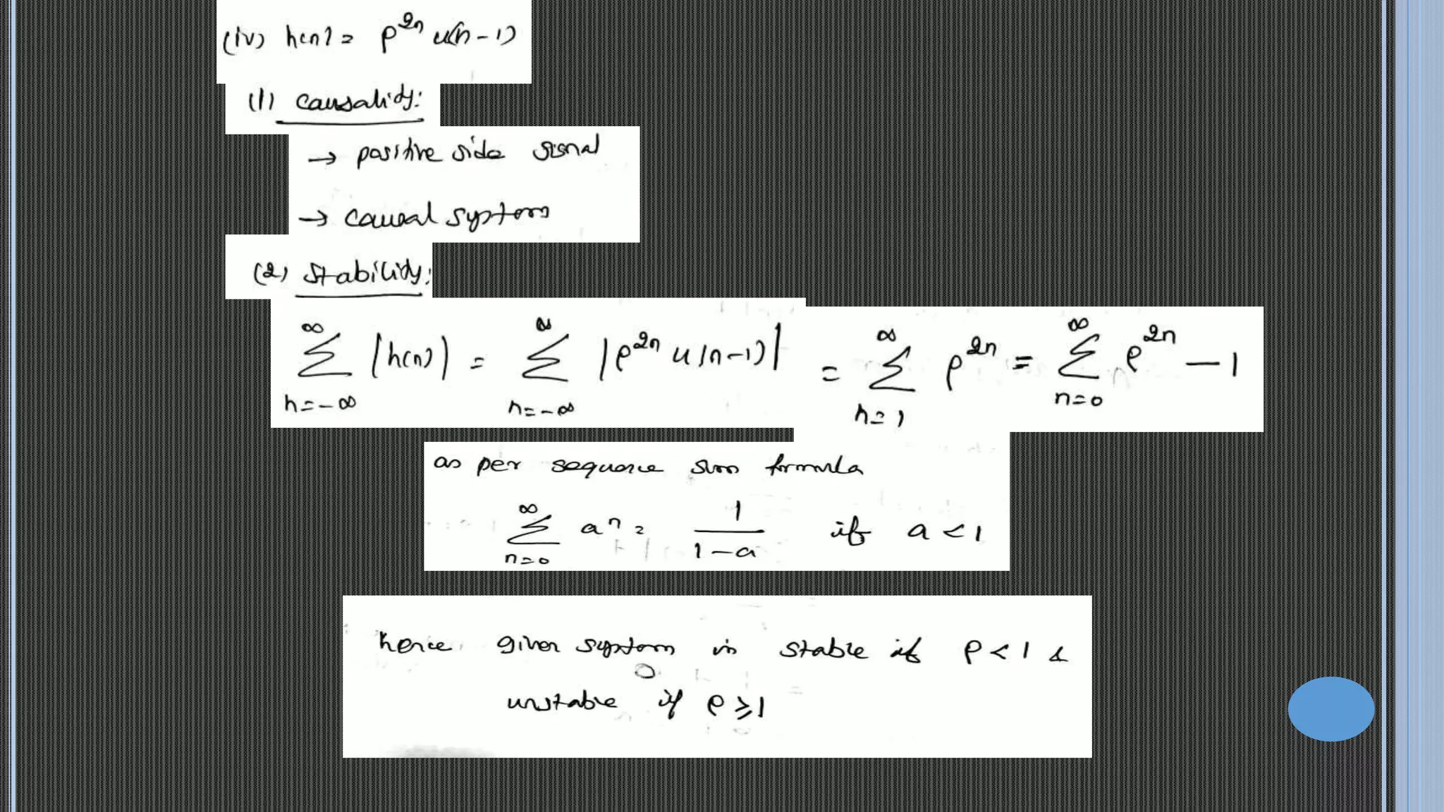 LTI system causality and stability | PPTX