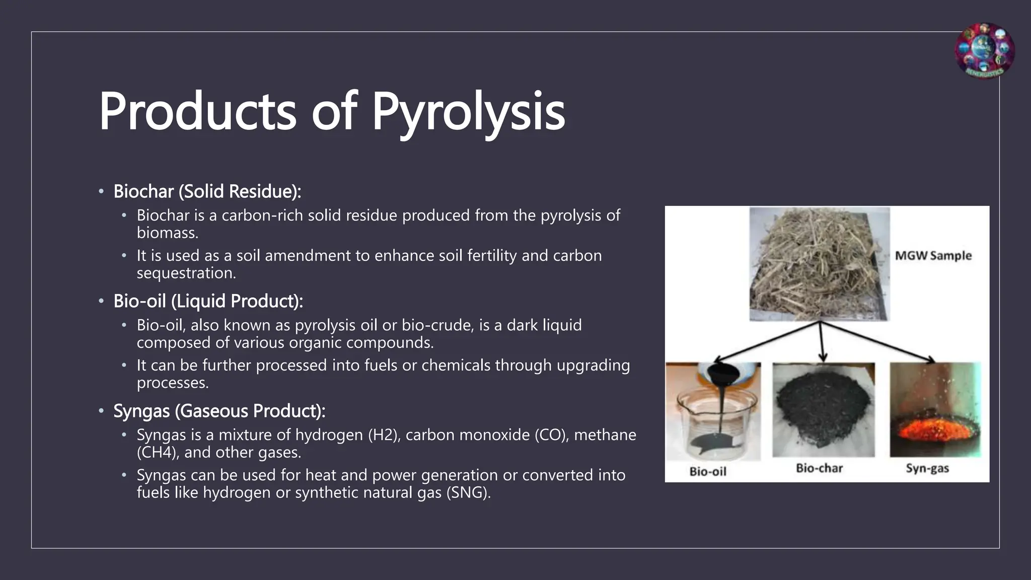 Pyrolysis – Its principles and claddification | PPTX