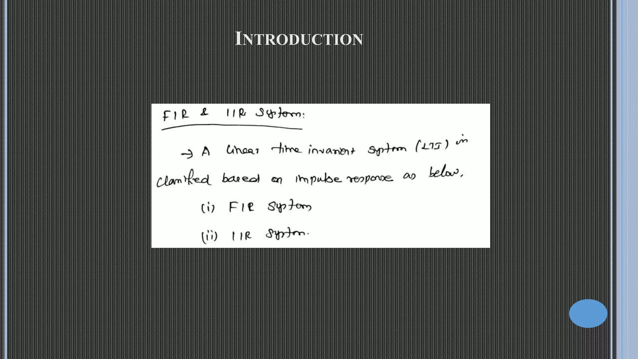 FIR and IIR system | PPTX