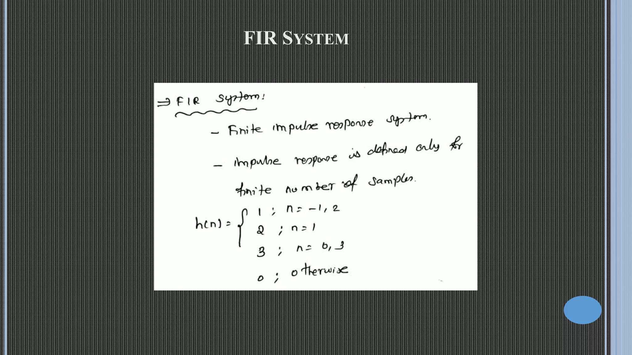 FIR and IIR system | PPTX