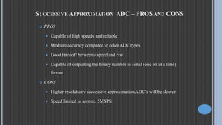 ADC - Types (Analog to Digital Converter) | PPTX