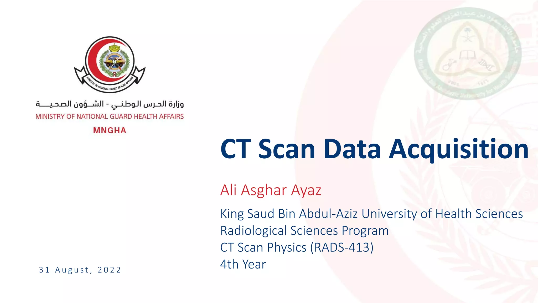 Lec2 Ali 5.Lecture 5 - CT Scan Data Acquisition System.pptx