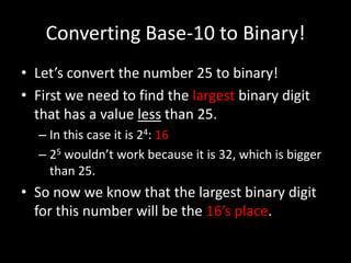 binary numbers system and their conversion | PDF