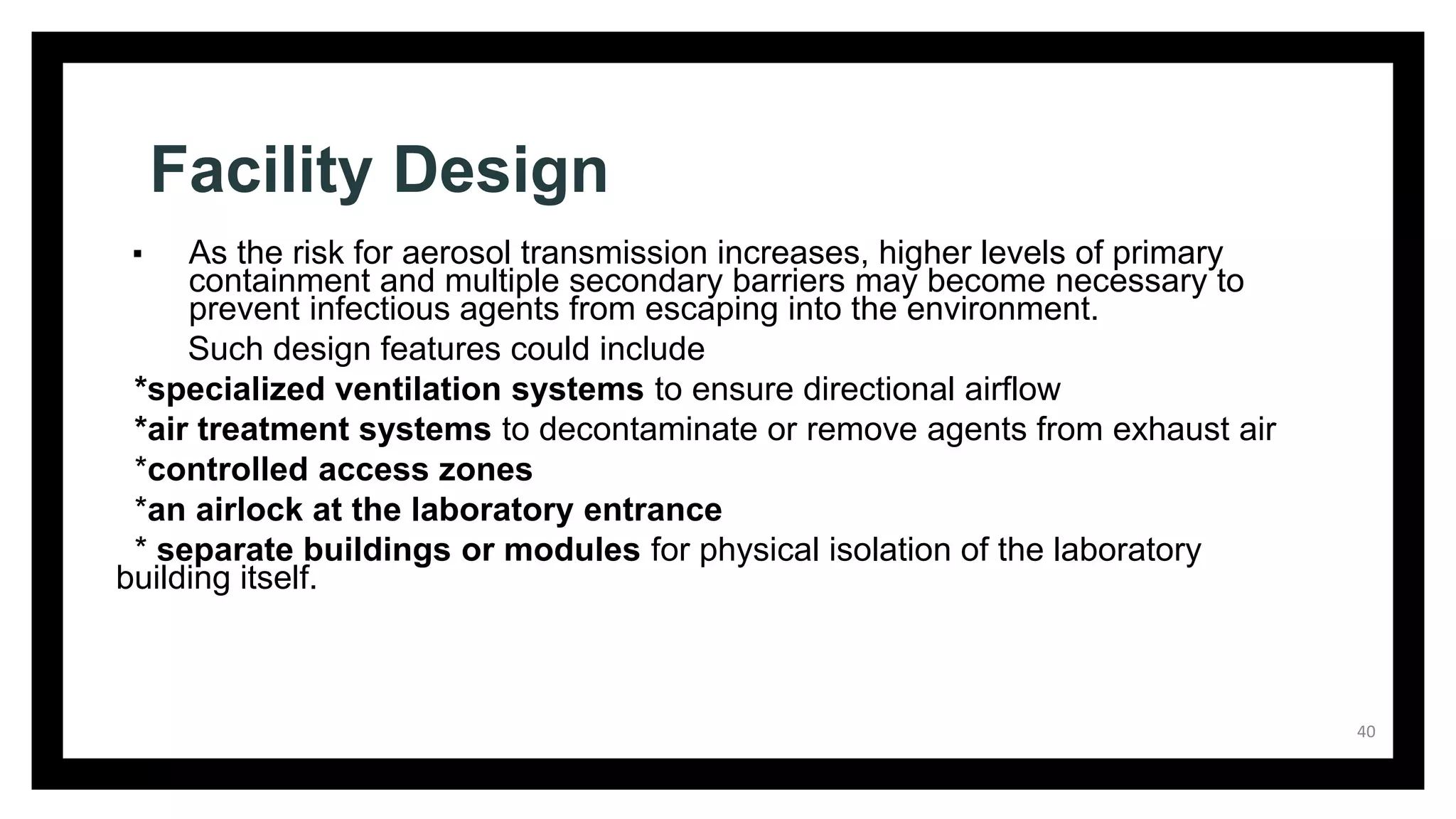 Lec 2 biosafety barriers in labs | PPTX