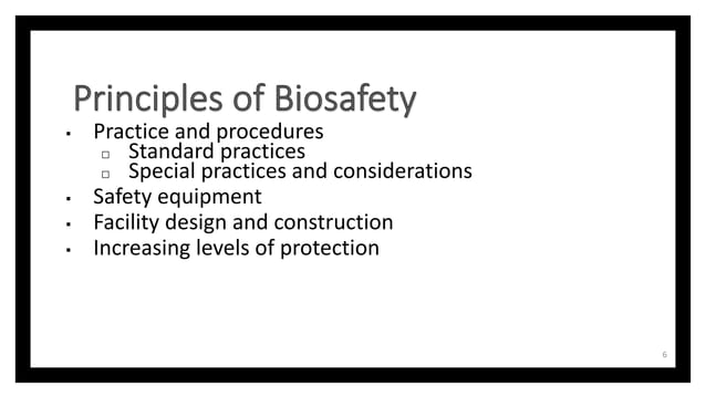 Lec 2 biosafety barriers in labs | PPT