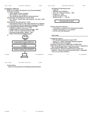 Lec2chap1f04 | PDF | Computing | Technology & Computing